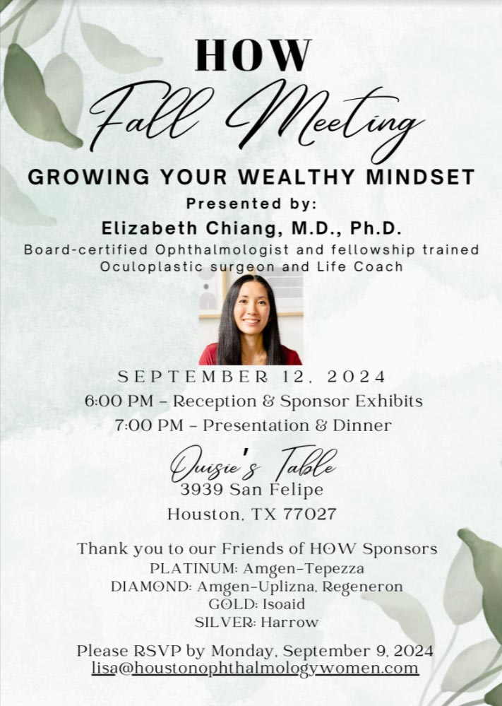 HOW Fall Meeting | Houston Ophthalmology Women